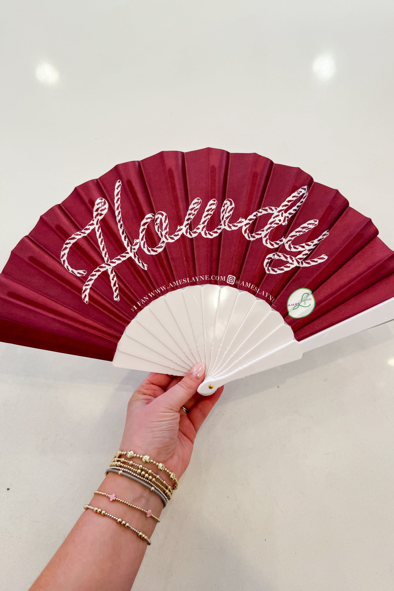 Howdy Maroon Game Day Fan – HIGHLAND PARK